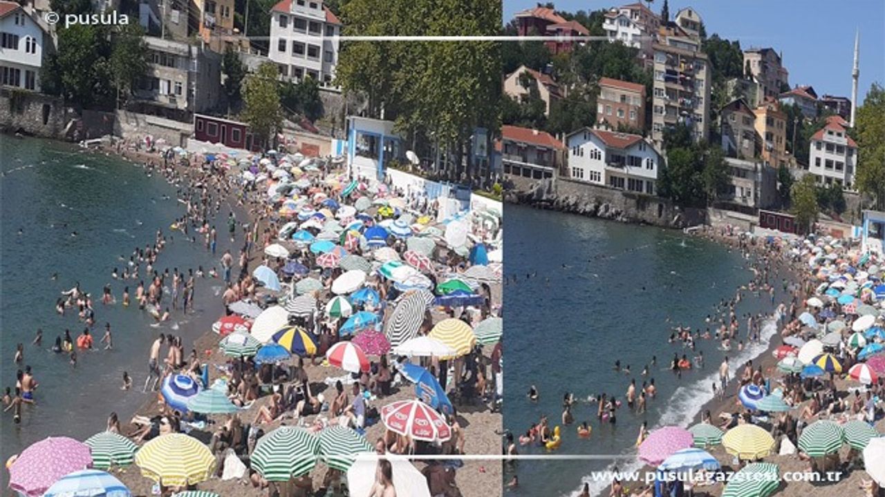 Kapuz Plajı yıkılıyor: 4 bin kişi geldi - Zonguldak Pusula Son Dakika ...