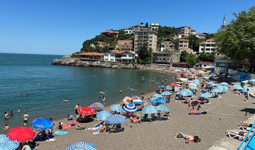 Kapuz Plajı’nda denizden numune alındı - Zonguldak Pusula Son Dakika ...